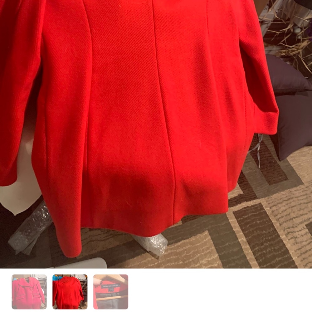 French Connection Tulip Asymmetrical Coat - Gem